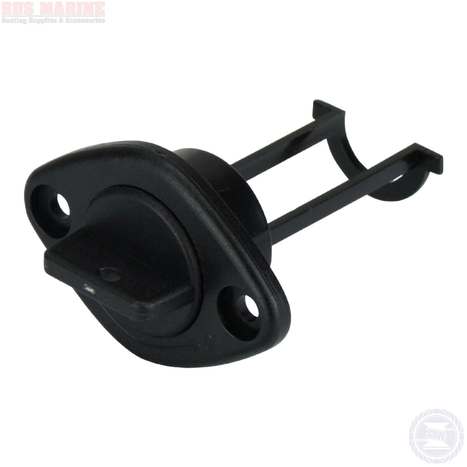 25mm Black Boat Drain Plug Marine Plastic Base with Plastic Plug O Ring ...