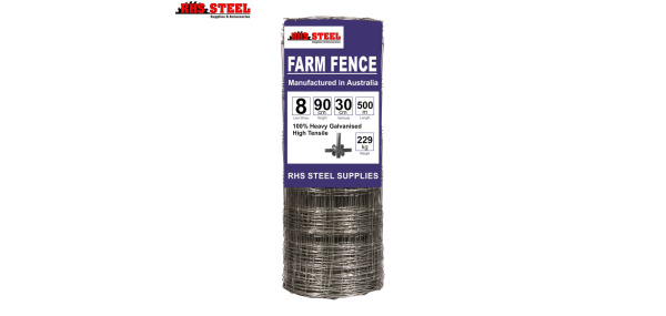 Australian Made 8/90/30 Rural Farm Wire Fencing Roll 500m Supplier in ...